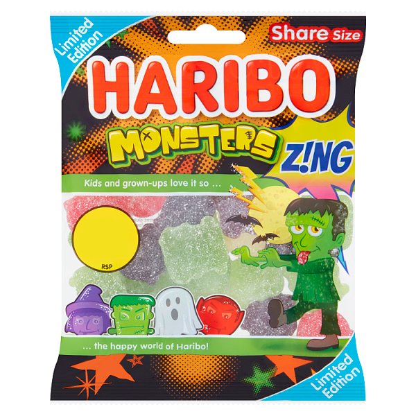 HARIBO Limited Edition Monsters Zing 140g – Customer Support